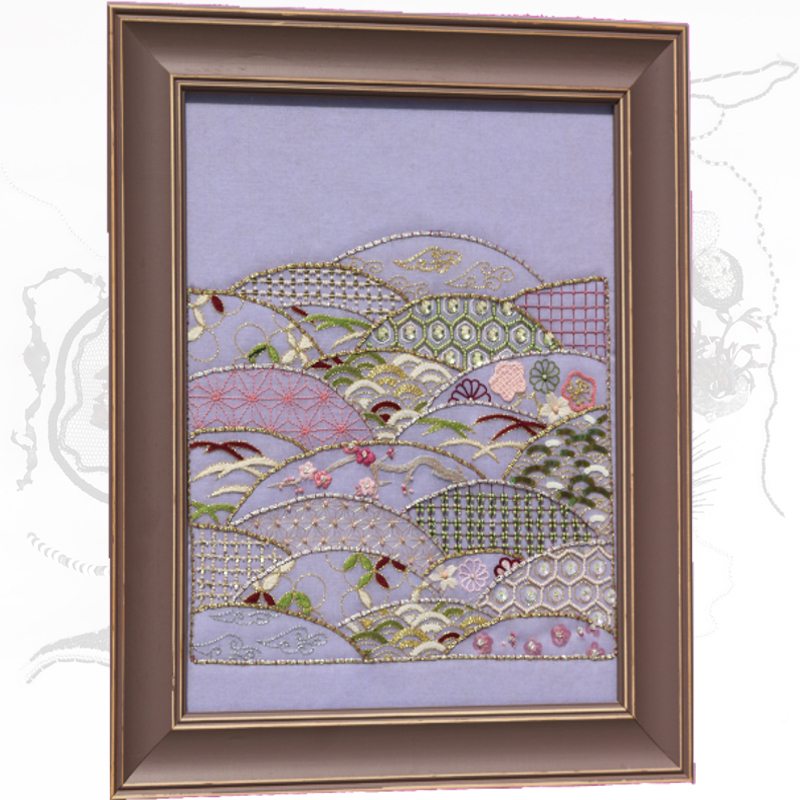 Tableau brodé - Vent d'Ouest