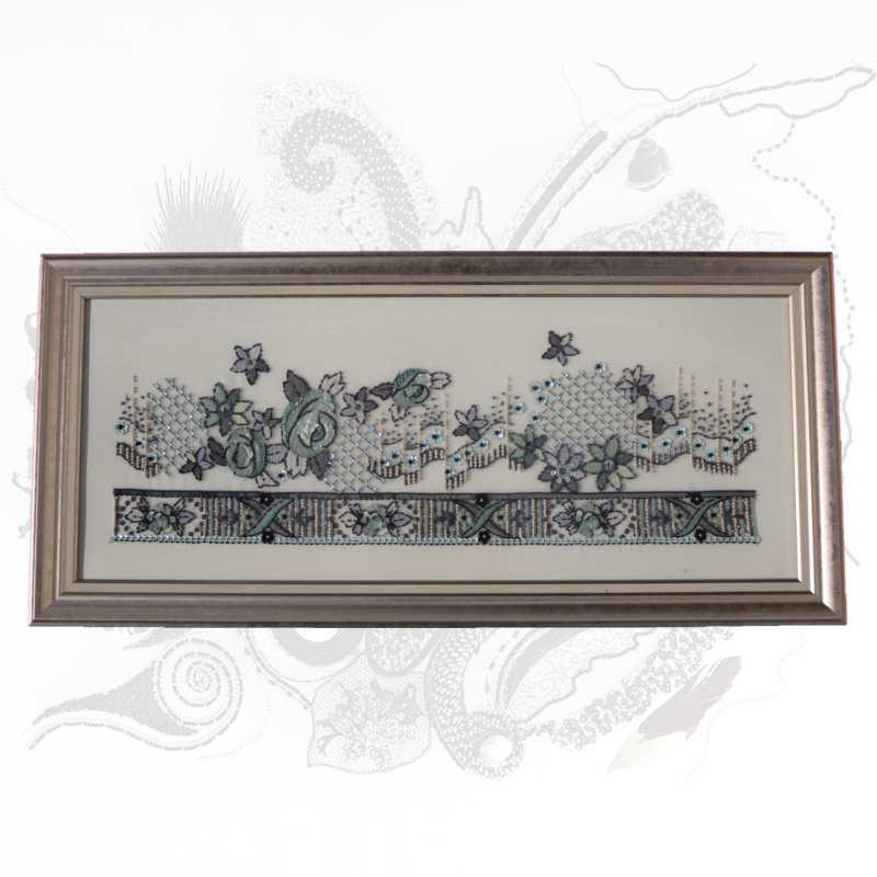 Tableau brodé - Vent d'Ouest